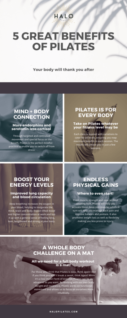 5 Great benefits of Pilates - Halo Pilates